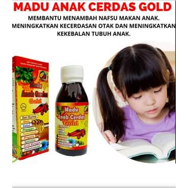 Jual Madu Anak Cerdas Gold Plus Omega 9.6 dan 3 Madu Sepesial Anak ...