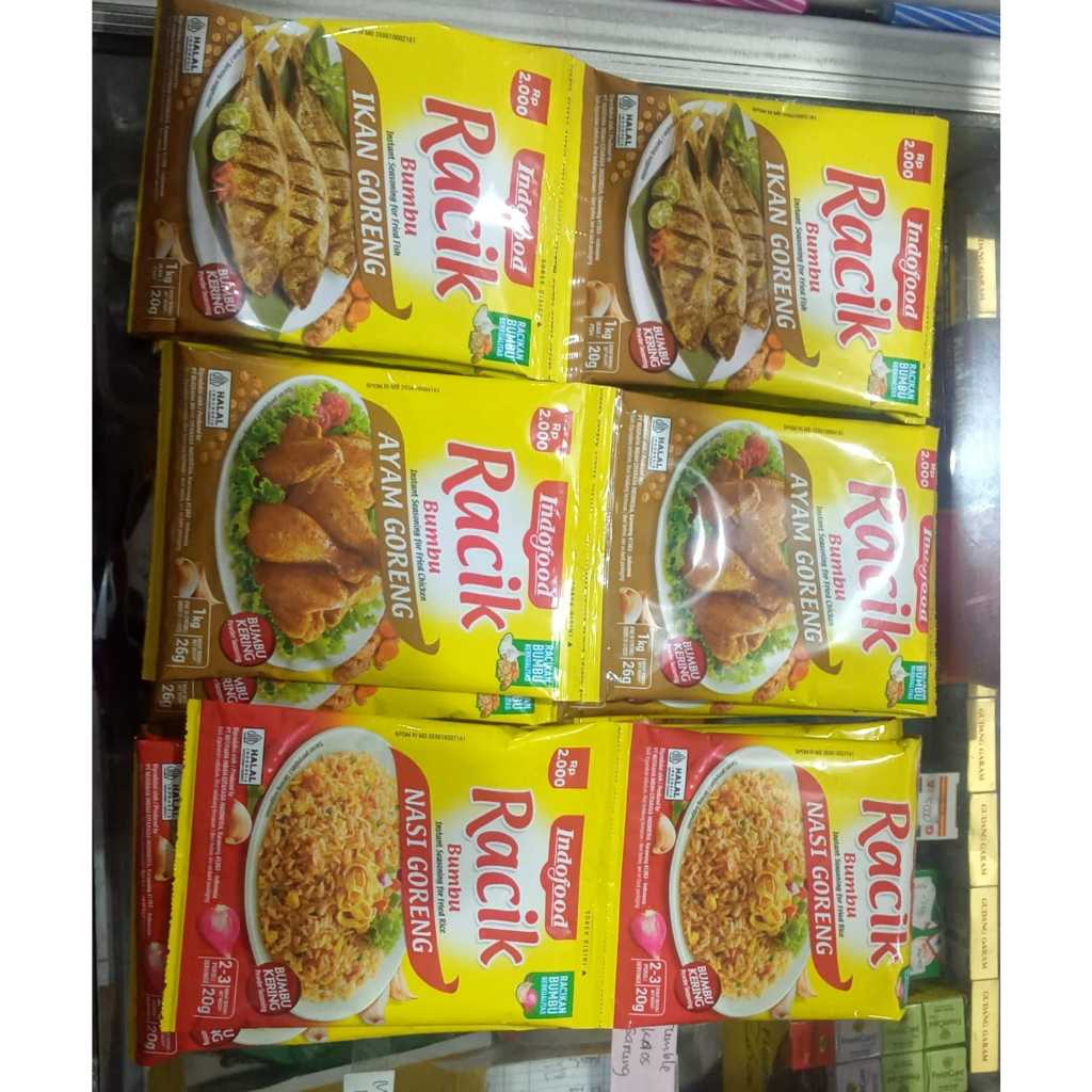 Jual JUAL BERBAGAI MACAM BUMBU RACIK INDOFOOD 1 RENTENG LEBIH MURAH ...