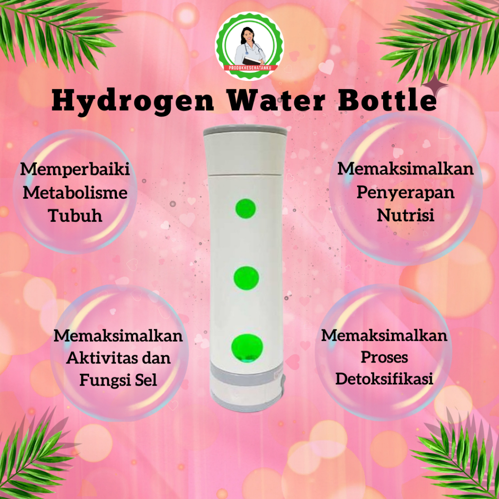 Jual KK Hydrogen Water Bottle Meningkatkan pH Air Minum Memaksimalkan ...
