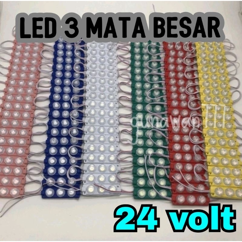 Jual lampu led 3 mata besar lampu kolong 24v | Shopee Indonesia