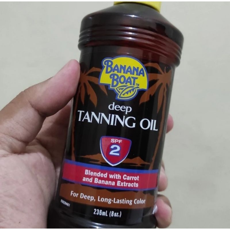 Jual banana boat deep tanning oil kandungan spf 2 isi 236 ml | Shopee Indonesia