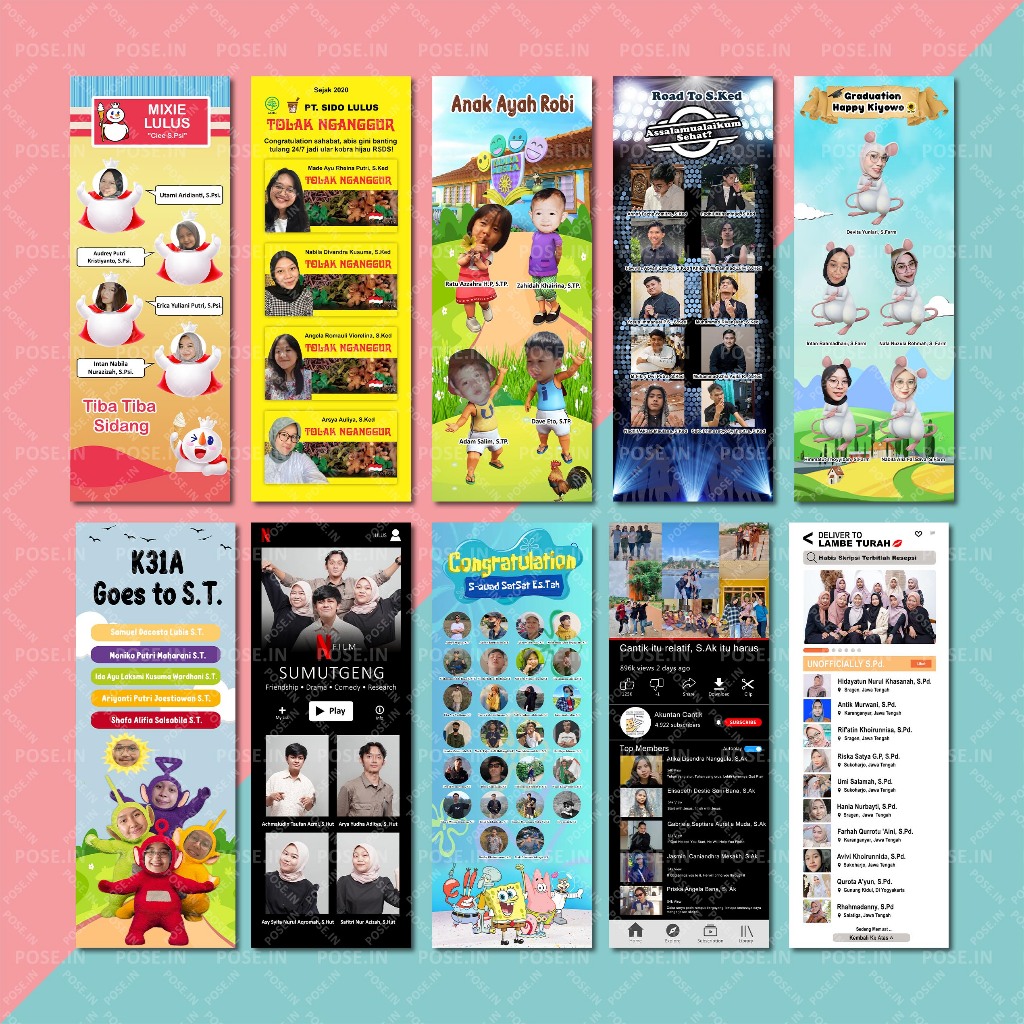 Jual JASA DESAIN BANNER WISUDA KOMPRE | Shopee Indonesia