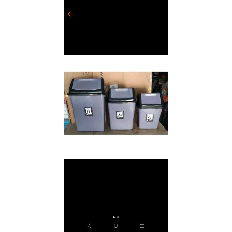 Jual tempat sampah tutup goyang 5-10-15 liter | Shopee Indonesia