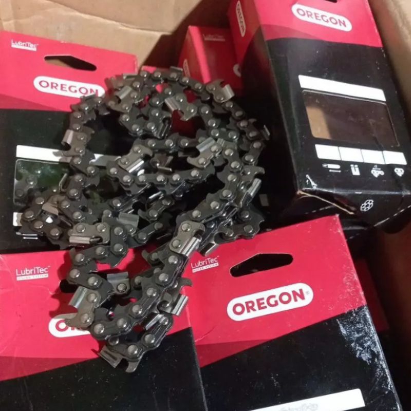 Jual Rantai Chainsaw Oregon 22"38T-72LPX Untuk Mesin Gergaji Kayu ORIGINAL | Shopee Indonesia