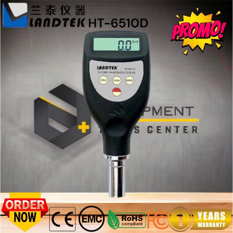 Jual Hardness Tester Landtek HT-6510D Durometer Shore D HT6510D Digital ...
