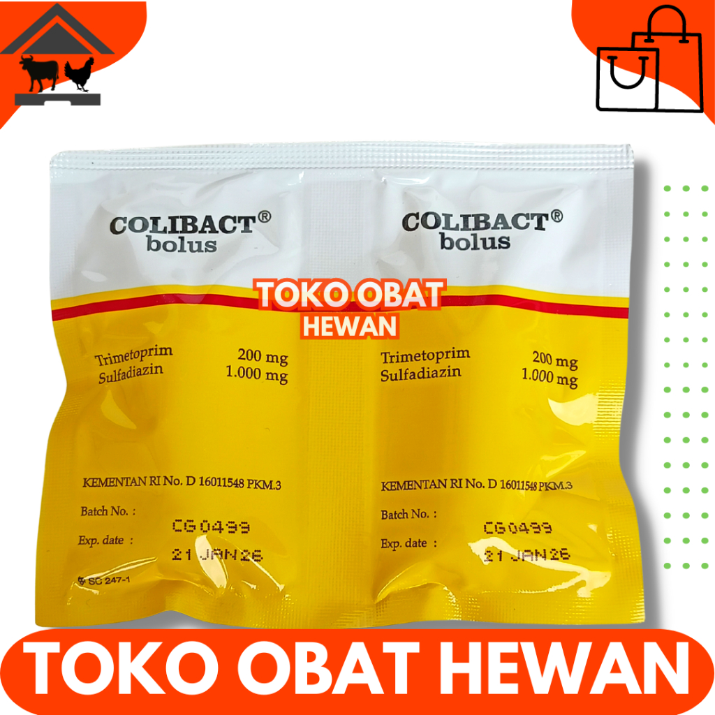 Jual COLIBACT BOLUS 1 BOLUS SANBE - Obat Antibakteri Hewan Ternak Diare ...
