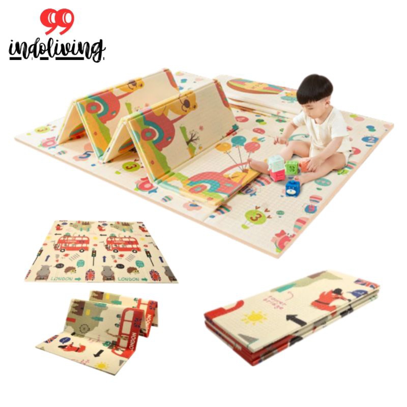 Jual Playmat Anak Matras Bayi Bisa Dilipat Ukuran 200×180cn | Shopee ...