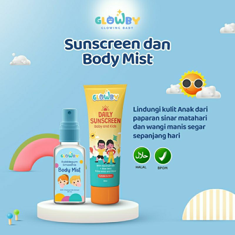 Jual ( Glowby ) Body Mist & Sunscreen | Shopee Indonesia