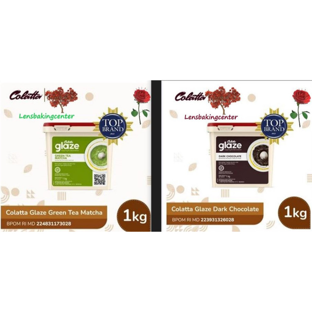Jual Colatta Glaze Dark Chocolate / Tart Topping / Toping / Filling ...