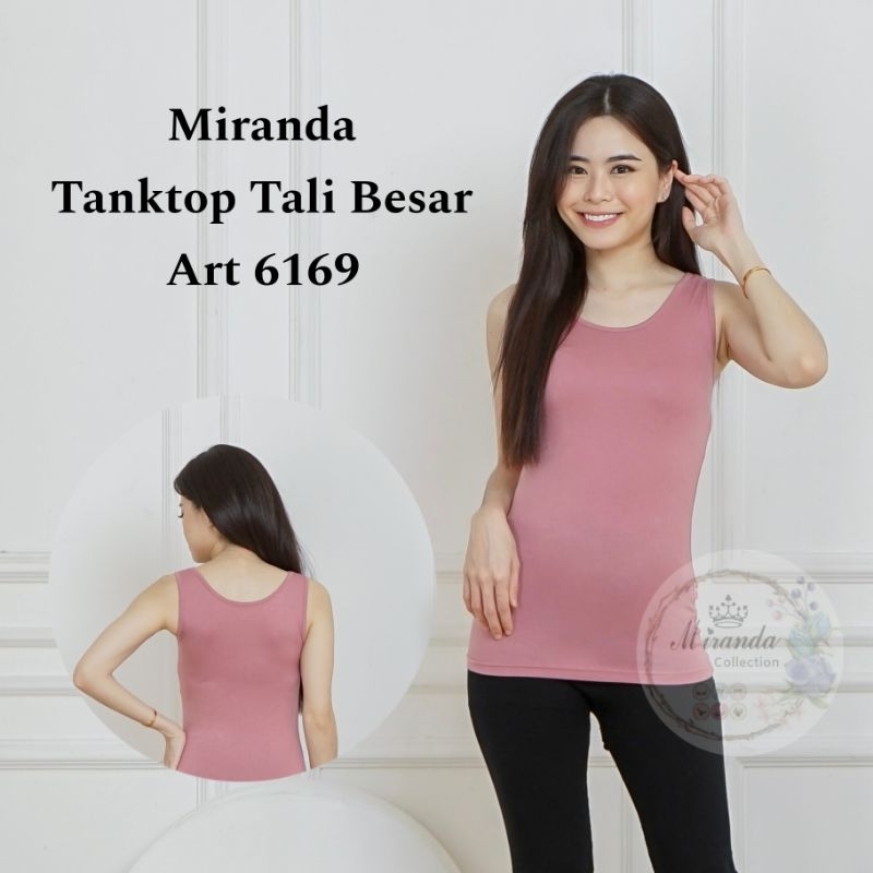 Jual Tanktop Miranda Wanita / Tank top Tali Lebar Polos Bahan Rayon ...