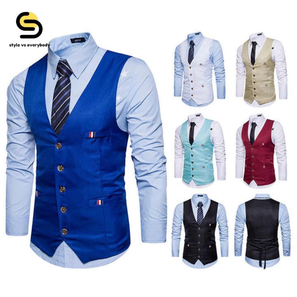 Jual Rompi Formal Pria - Vest Formal Pria - Rompi Dalaman Jas - Vest ...