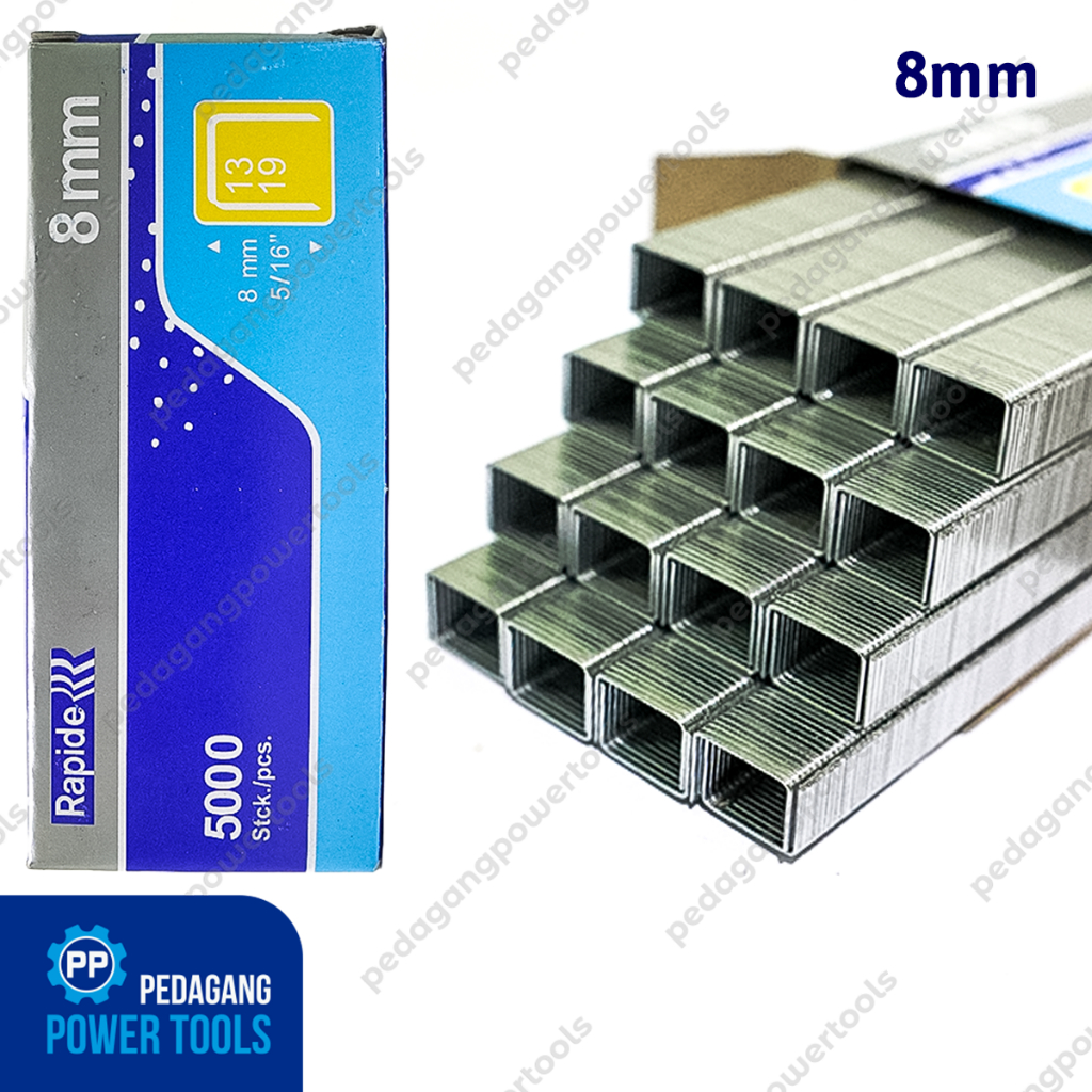 Jual RAPIDE 13-8 ISI ULANG STAPLES TEMBAK 8 MM REFILL STAPLE GUN ...