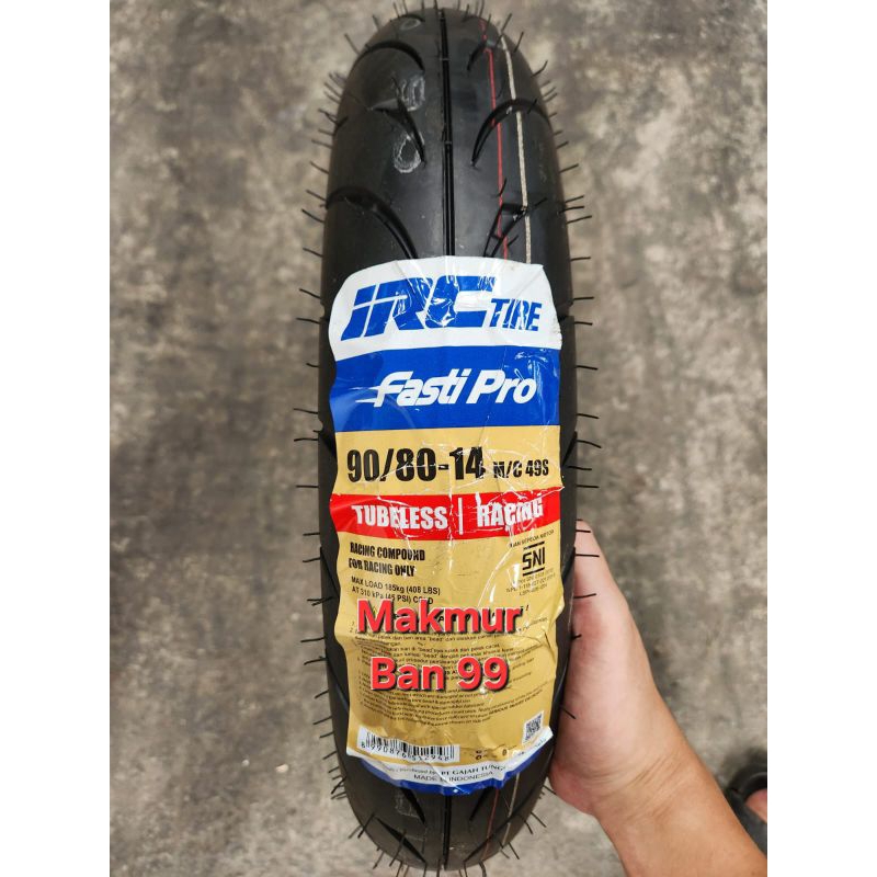 Jual Ban Motor IRC Fasti Pro 90/80-14 Tubeless Soft Compound | Shopee ...