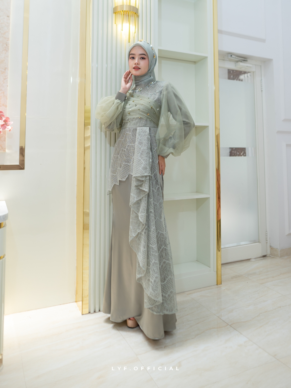 Jual LYF OFFICIAL - NAFILA DRESS - MERMAID - GAUN - PANJANG - TUNANGAN ...