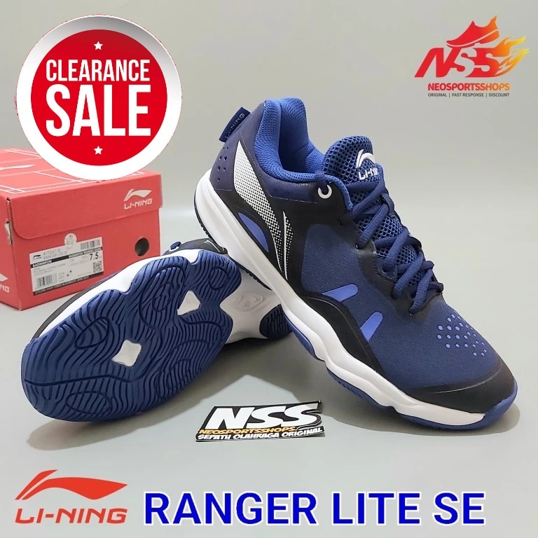 Jual Sepatu Badminton Lining Ranger Lite SE Navy Blue Original | Shopee ...
