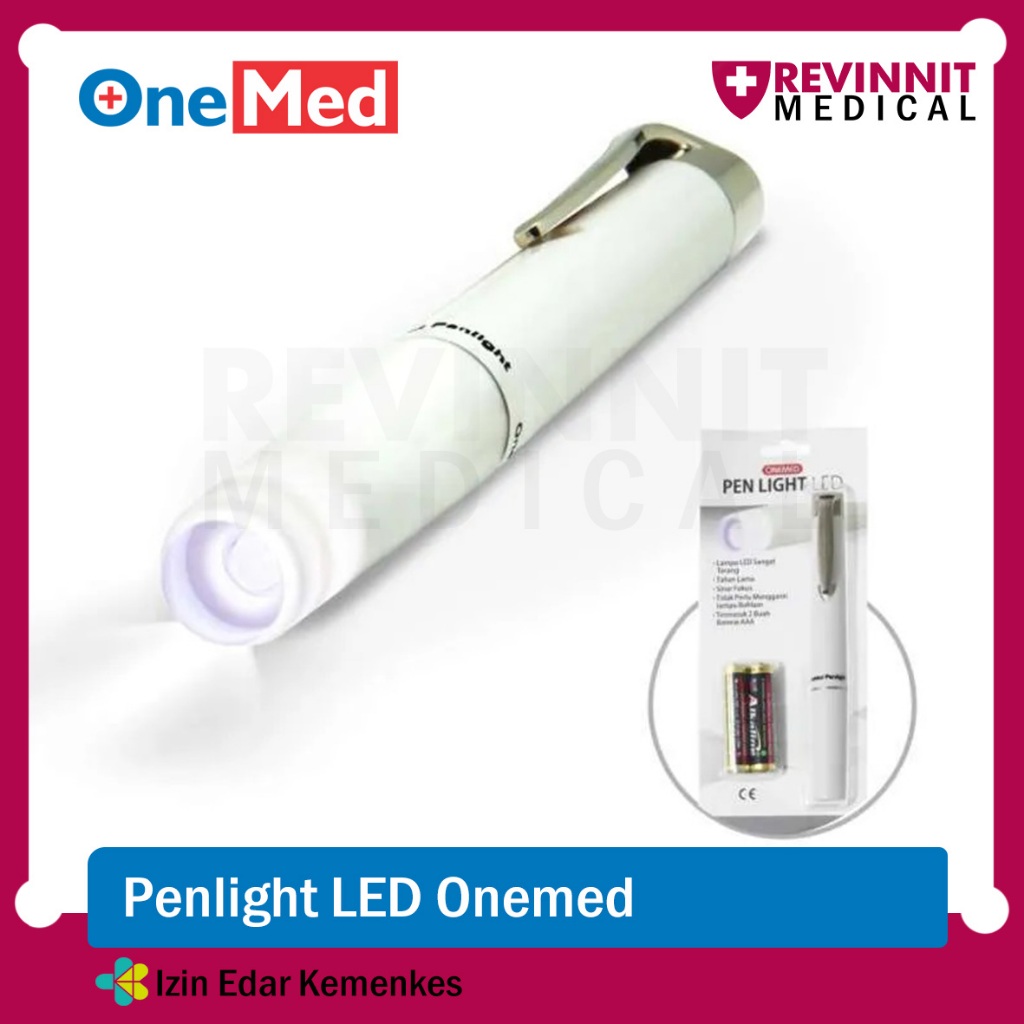 Jual Penlight LED Onemed / Pena Senter Lampu Sinar Putih / Senter Pena | Shopee Indonesia