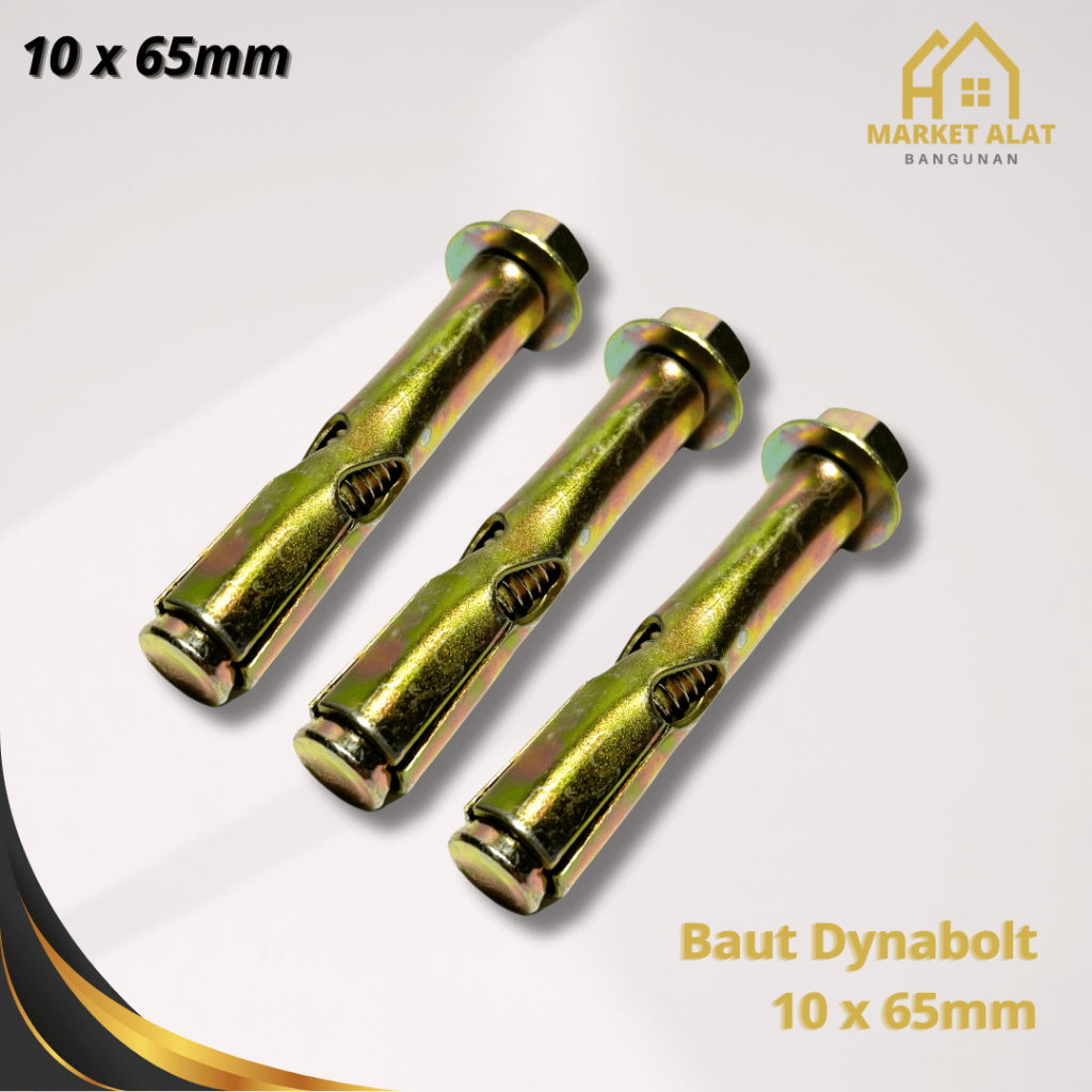 Jual Dynabolt 10 x 65 mm / Dinabolt 10mm x 65mm / Baut Tanam Tembok ...