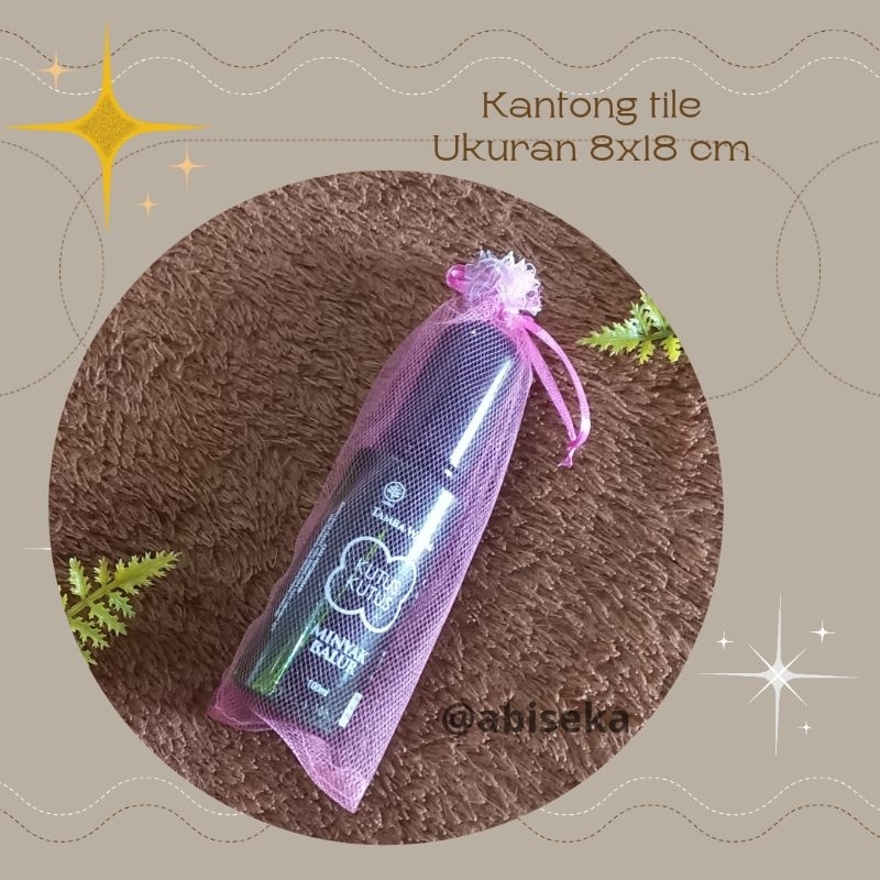 Jual Kantong tile untuk kemasan souvenir ukuran 8x18 cm | Shopee Indonesia