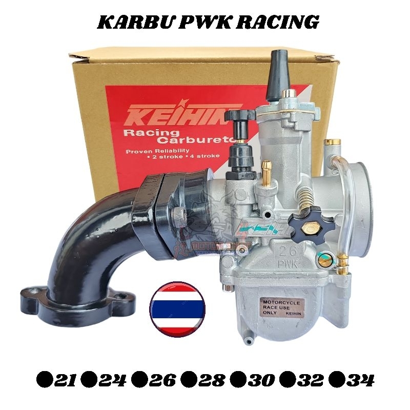 Jual Karbu Karburator PWK 21 24 26 28 30 32 34KOTAK + Intake Manifold ...