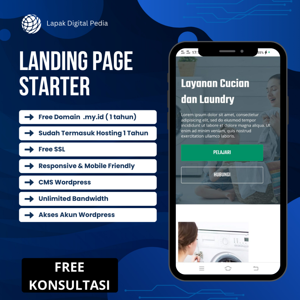 Jual Jasa Pembuatan Website Landing Page Professional Premium | Shopee Indonesia