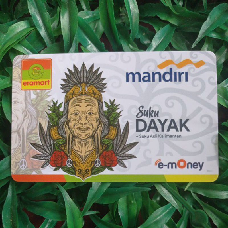 Jual Kartu Emoney Mandiri Special Edition Motif Dayak Kalimantan ...