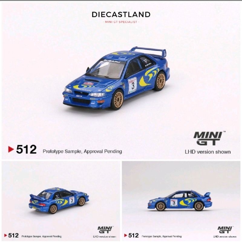 Jual Mini GT #512 Subaru Impreza WRC97 1997 Rally Sanremo Winner #3 ...