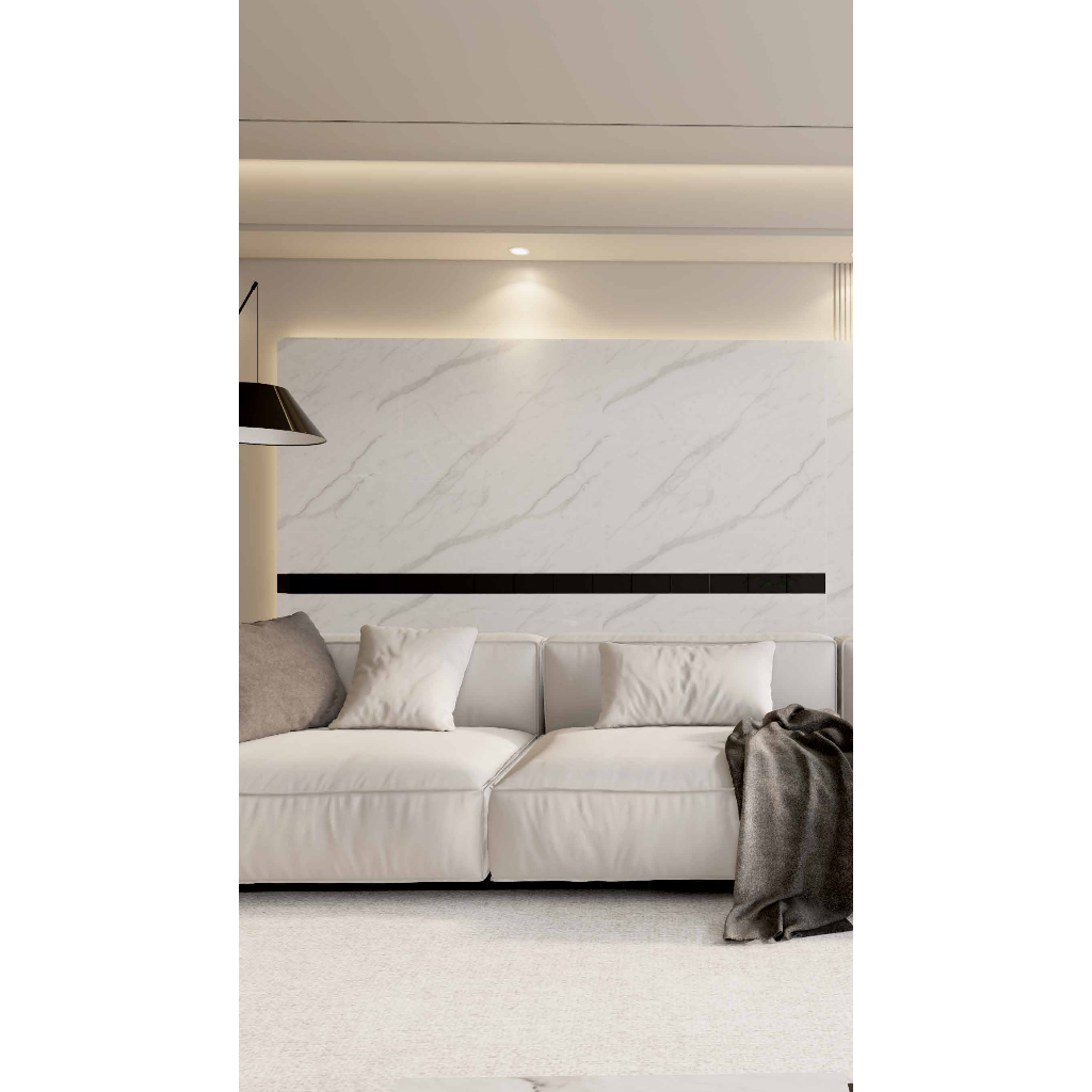 Jual PVC Marmer / UPVC Marble Hiasan Dinding Wall Panel Wallboard ...