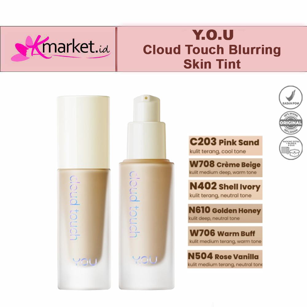 Jual YOU Cloud Touch Blurring Skin Tint | Liquid Foundation | Natural ...