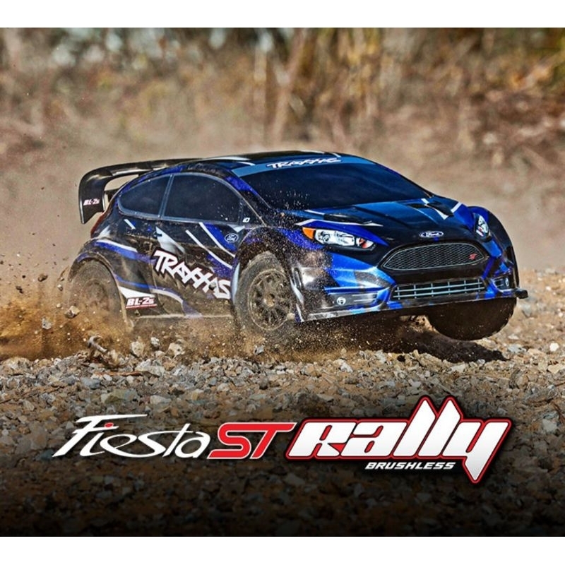 Jual Traxxas Ford Fiesta 4x4 BL-2S Brushless 1/10 RTR AWD Rally Car w ...