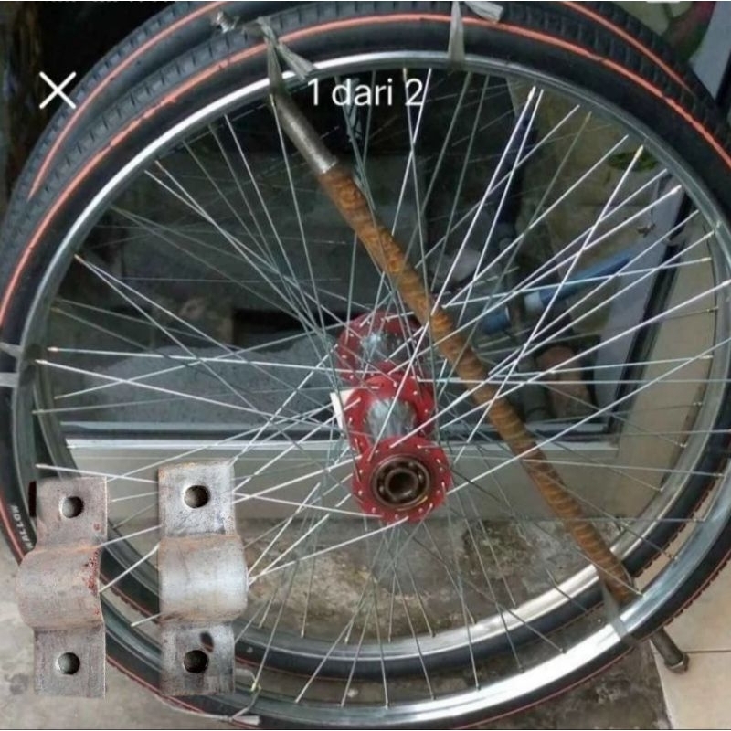 Jual RODA GEROBAK VELG BECAK TINGGAL PASANG SAJA | Shopee Indonesia