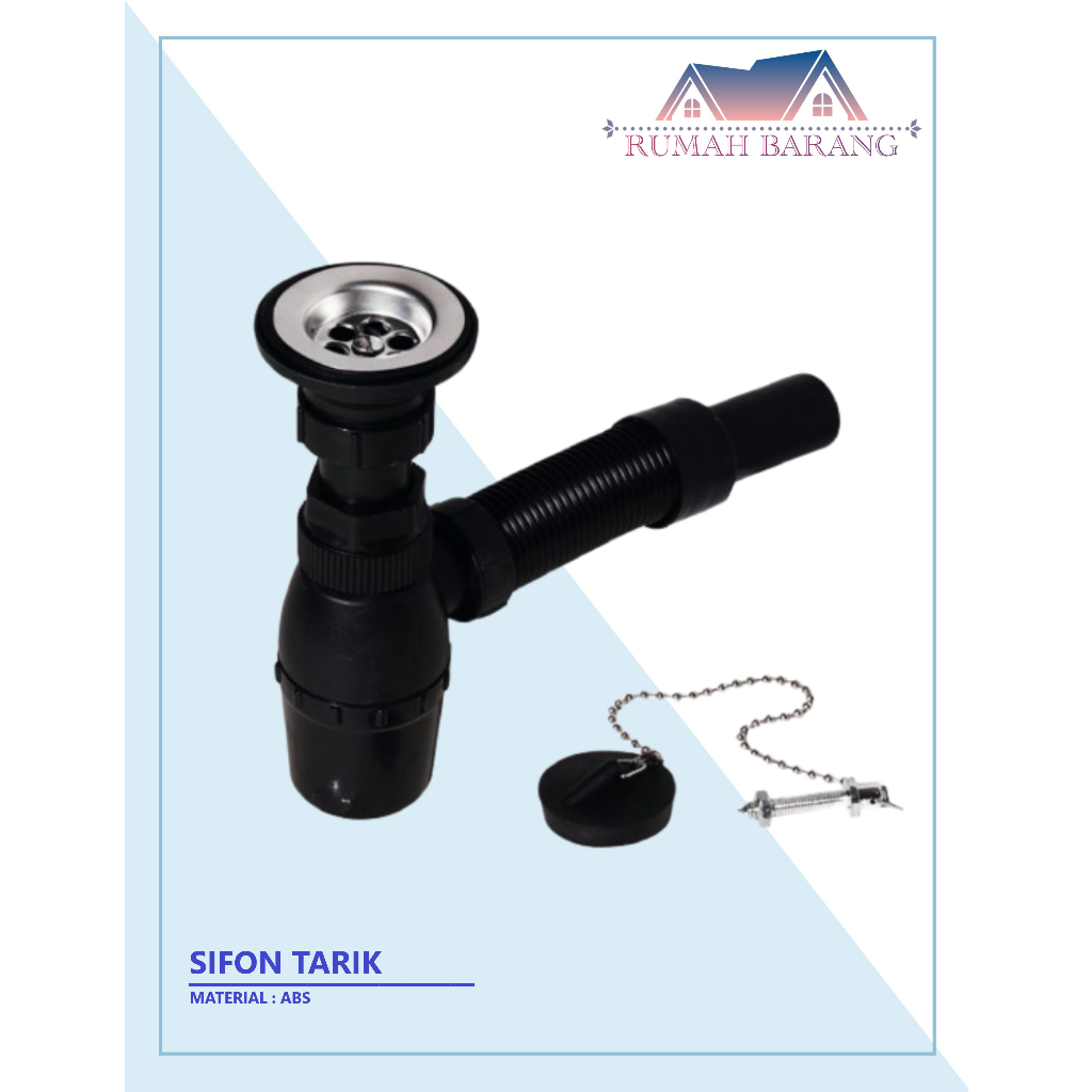 Jual SIFON TARIK PVC / SIFON WASTAFEL MODEL TARIK / SEAFON ABS TEBAL ...