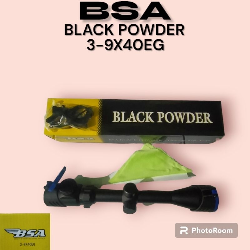 Jual Tele BSA Black Powder 3 - 9X40EG | Shopee Indonesia