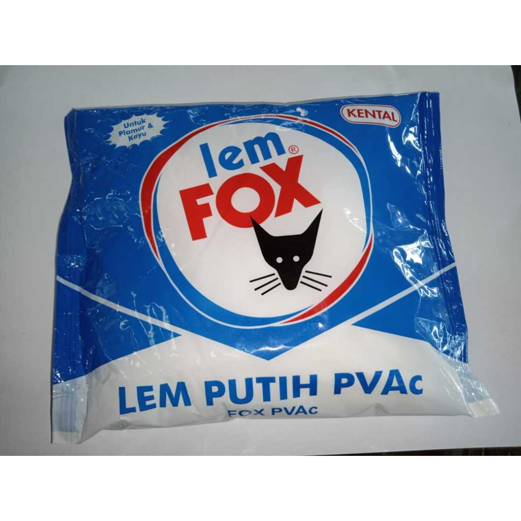 Jual Lem Putih FOX PVAc - 350 gram Plastik BIRU | Shopee Indonesia