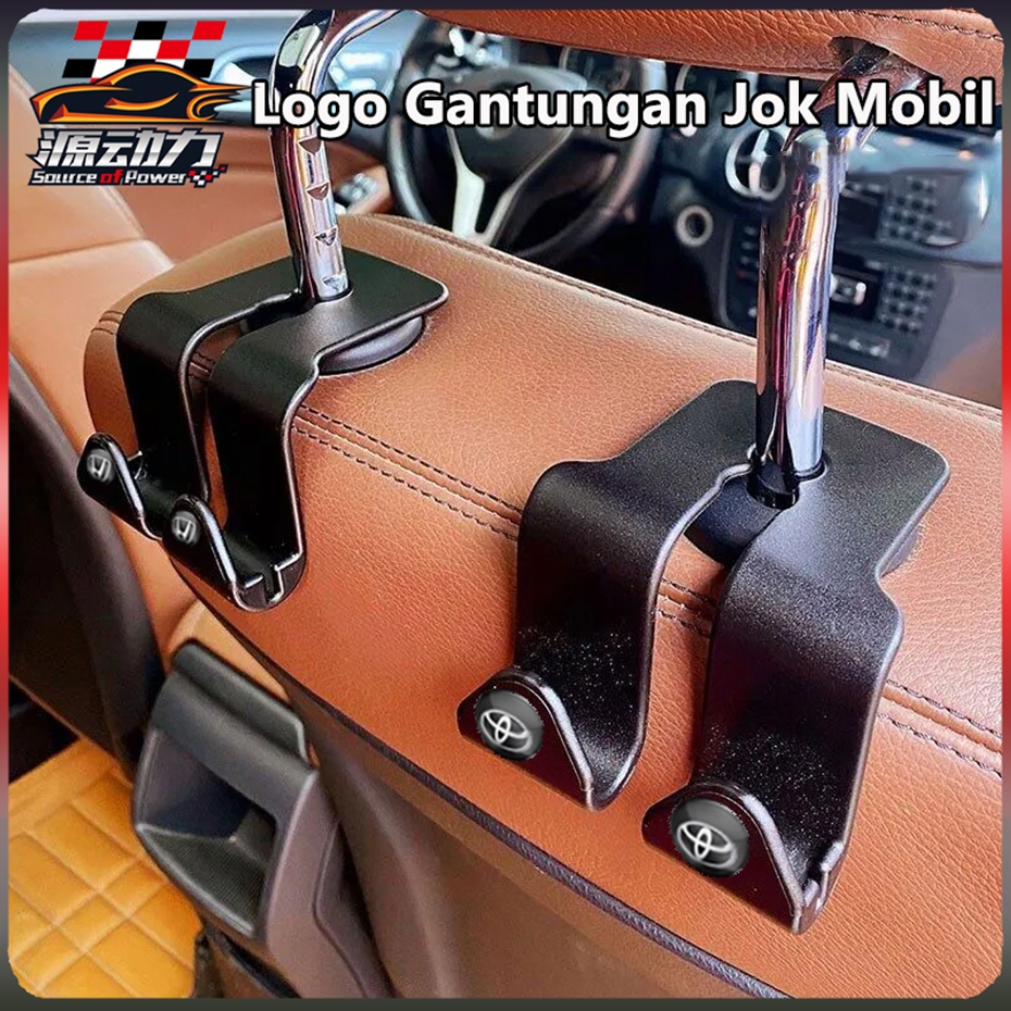 Jual Gantungan Mobil Gantungan Jok Mobil Toyota LOGO Car Hook Toyota ...