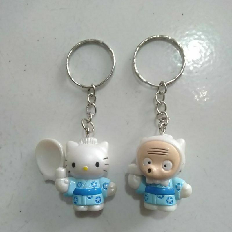 Jual figur hello Kitty sanrio keychan pakai topeng | Shopee Indonesia