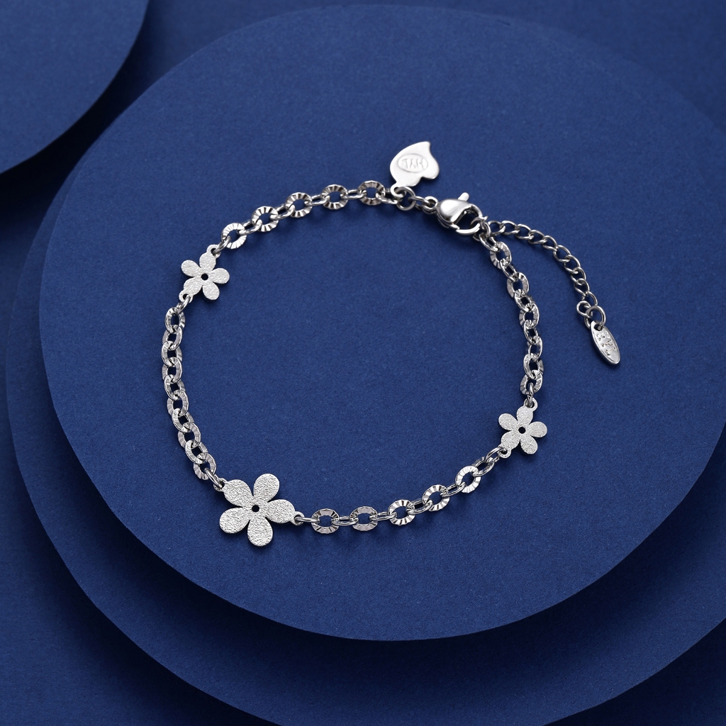 Jual Hyl Jewelry 482B Wanita Gelang Titanium Bangle Bracelet Terbaru ...