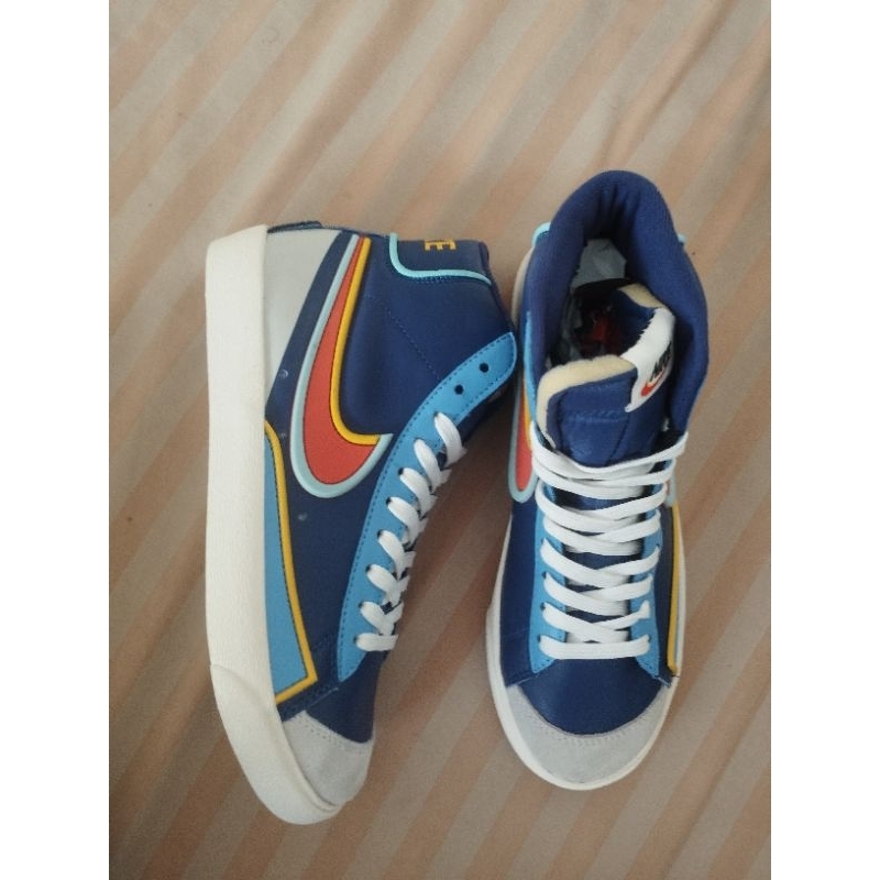 Jual Sepatu Sneakers Pria Nike blazer MID 77 x D/MS/X Royal Blue ...