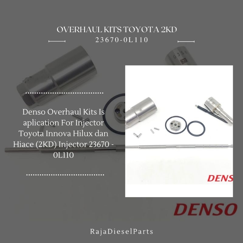 Jual Denso Overhaul kits injector Toyota Hilux Innova dan Hiace 2KD ...