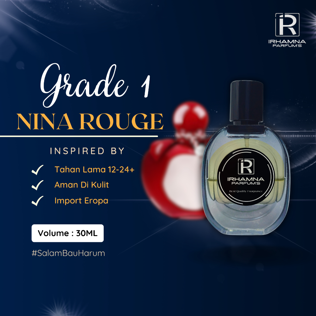Jual PARFUM NINA ROUGE WANITA, GRADE 1 TAHAN LAMA, INSPIRED PARFUM ...