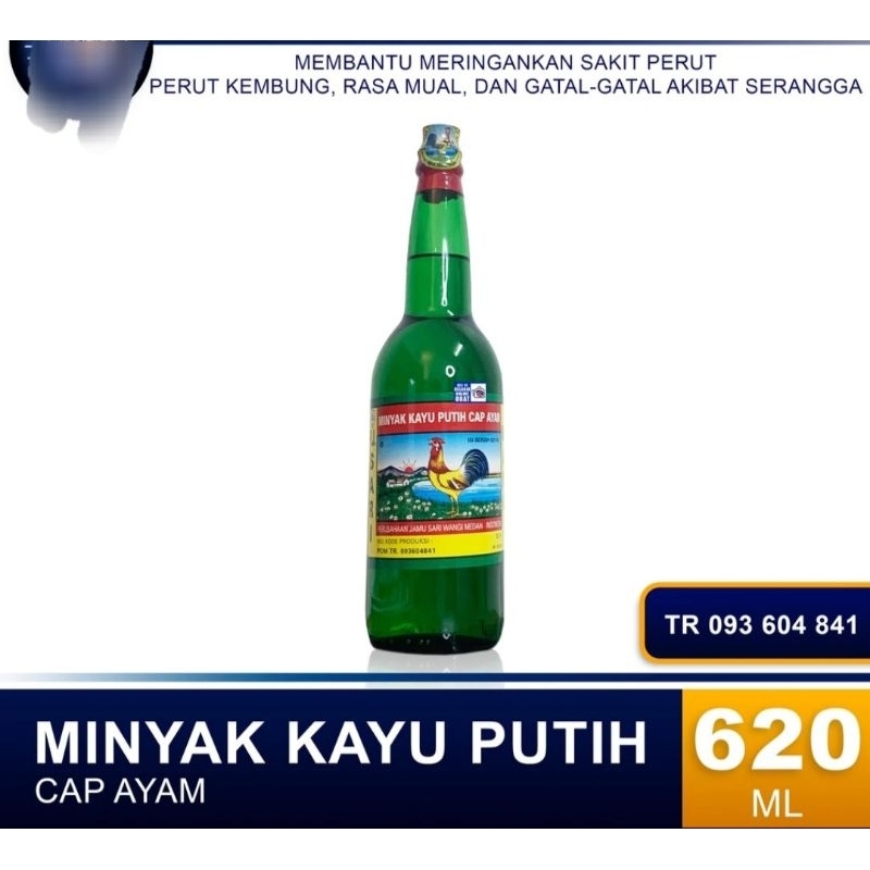 Jual Minyak Kayu Putih Cap Ayam 620ml Besar kayuputih ayam jago | Shopee Indonesia