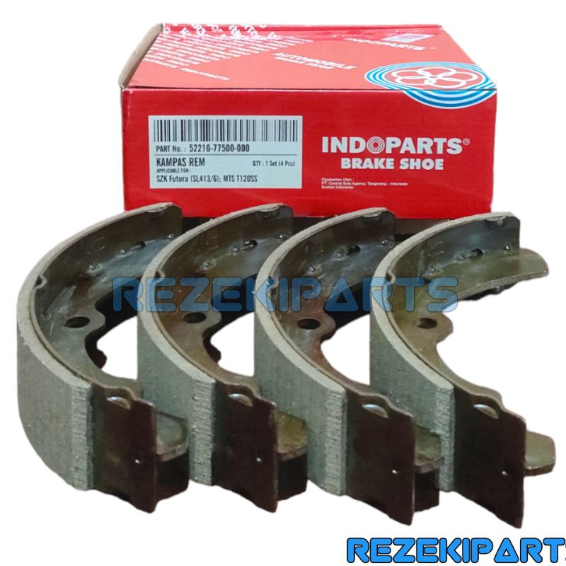 Jual KAMPAS REM BELAKANG FUTURA T120SS INDOPARTS 52210-77500 Jual KAMPAS REM BELAKANG FUTURA T120SS INDOPARTS 52210-77500