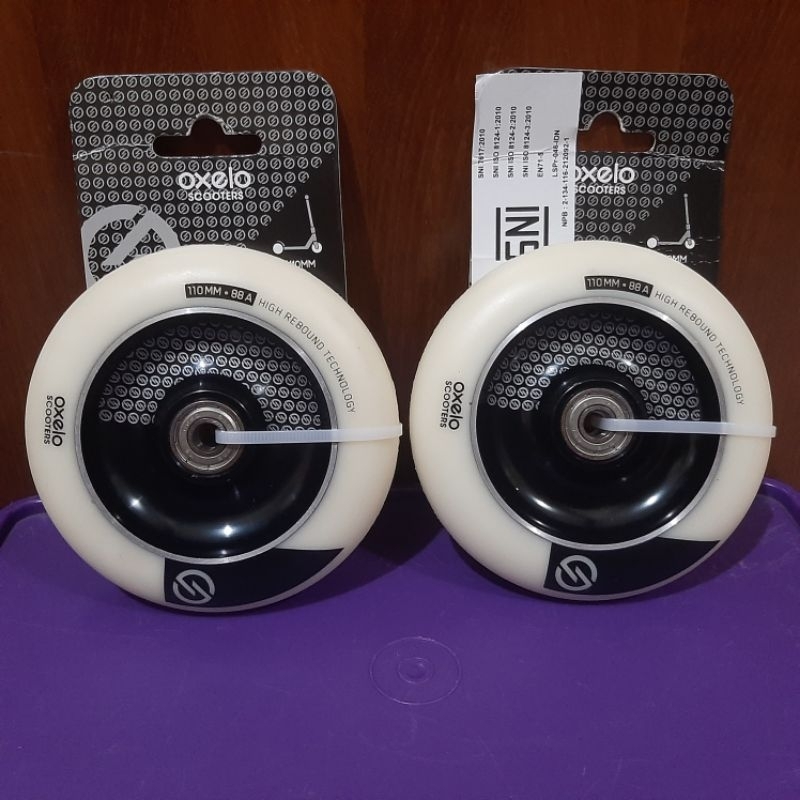 Jual roda scooter freestyle oxelo 110 mm ok | Shopee Indonesia