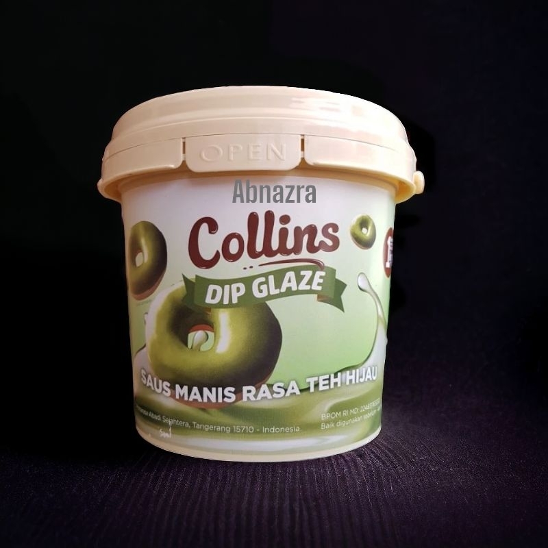 Jual Collins dip glaze rasa green tea /topping donat / topping kue ...