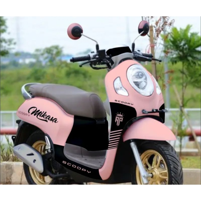 Jual Stiker Decal Honda Scoopy Full Body Custom Tema Simple Keren ...