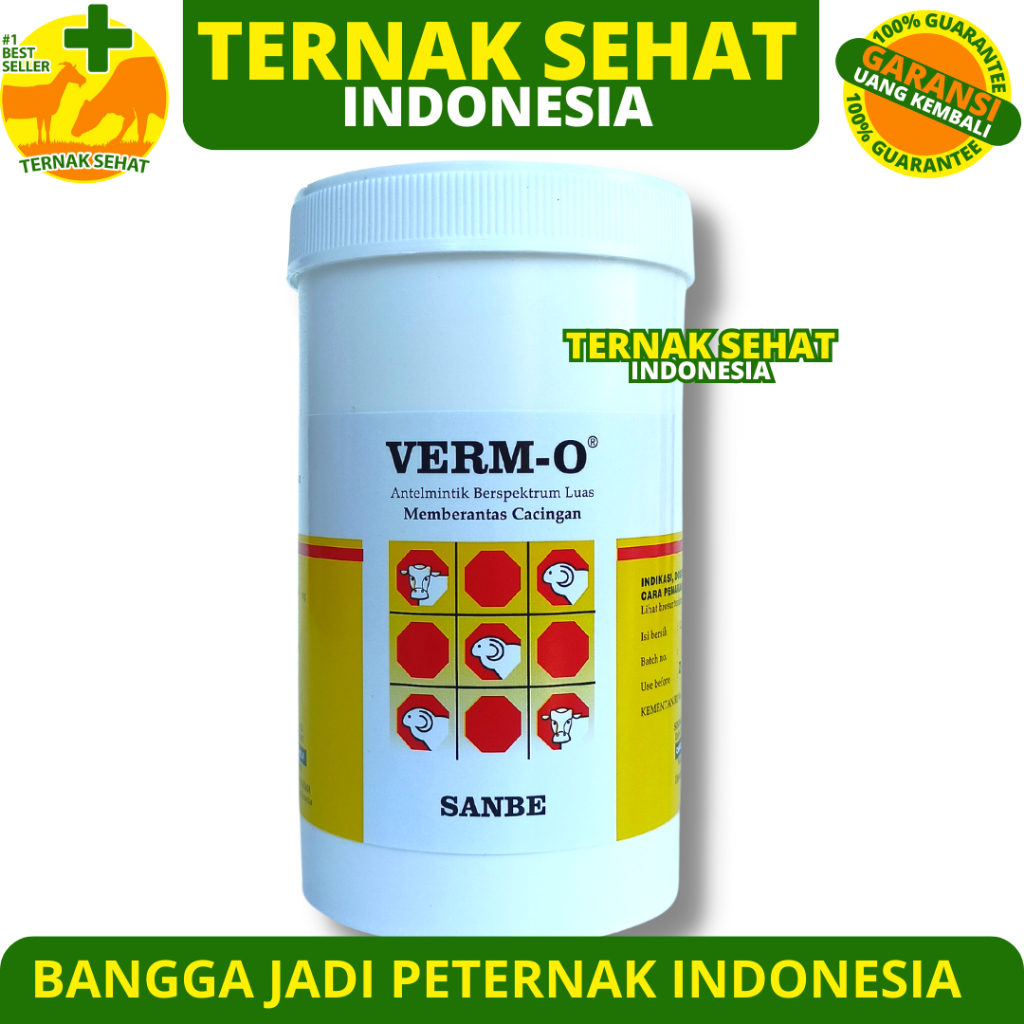 Jual VERM O 12 BOLUS (1 POT KECIL) - Obat Cacing Sapi Kerbau Kuda ...