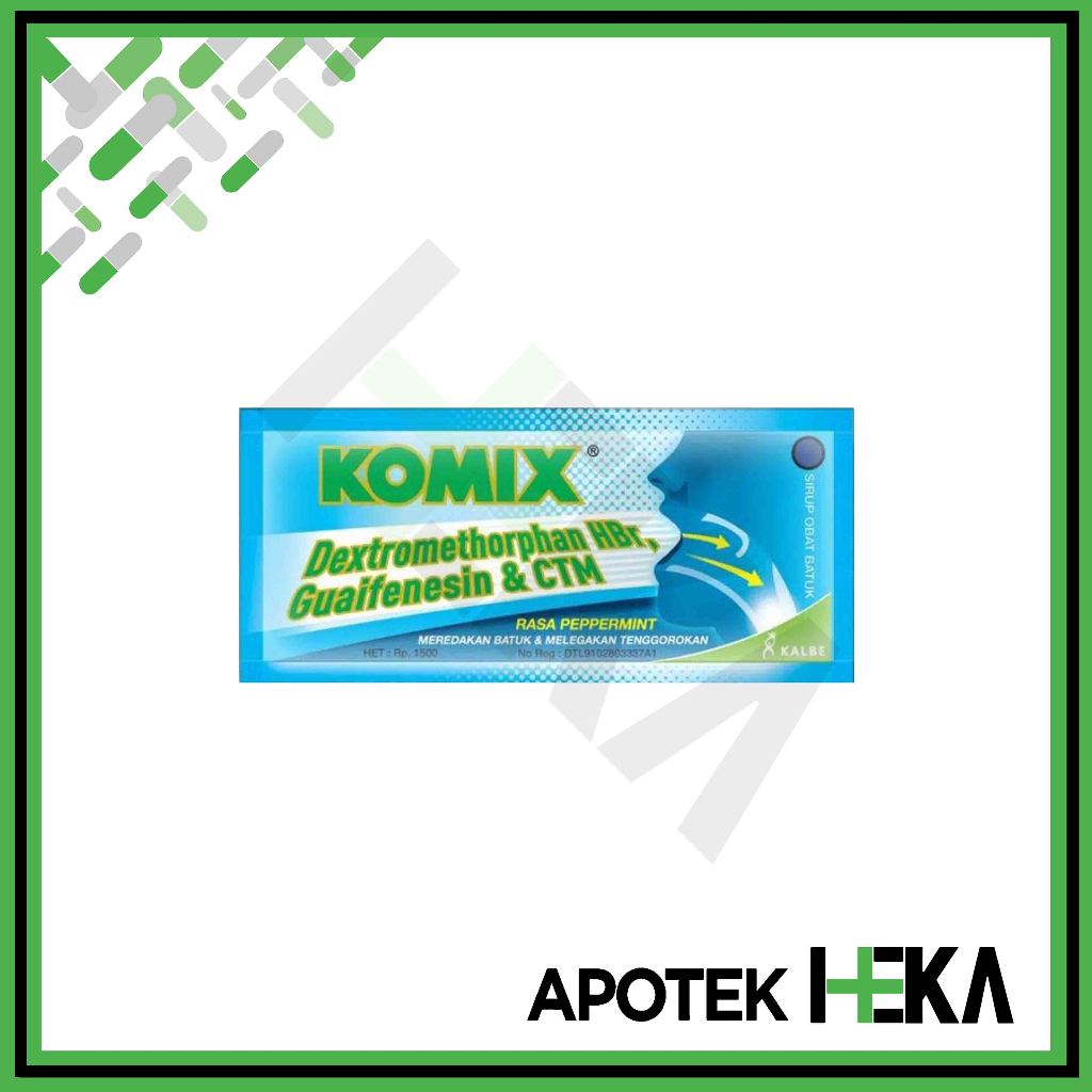 Jual Komix Rasa Peppermint Satuan 1 Sachet - Meredakan Batuk | Shopee ...