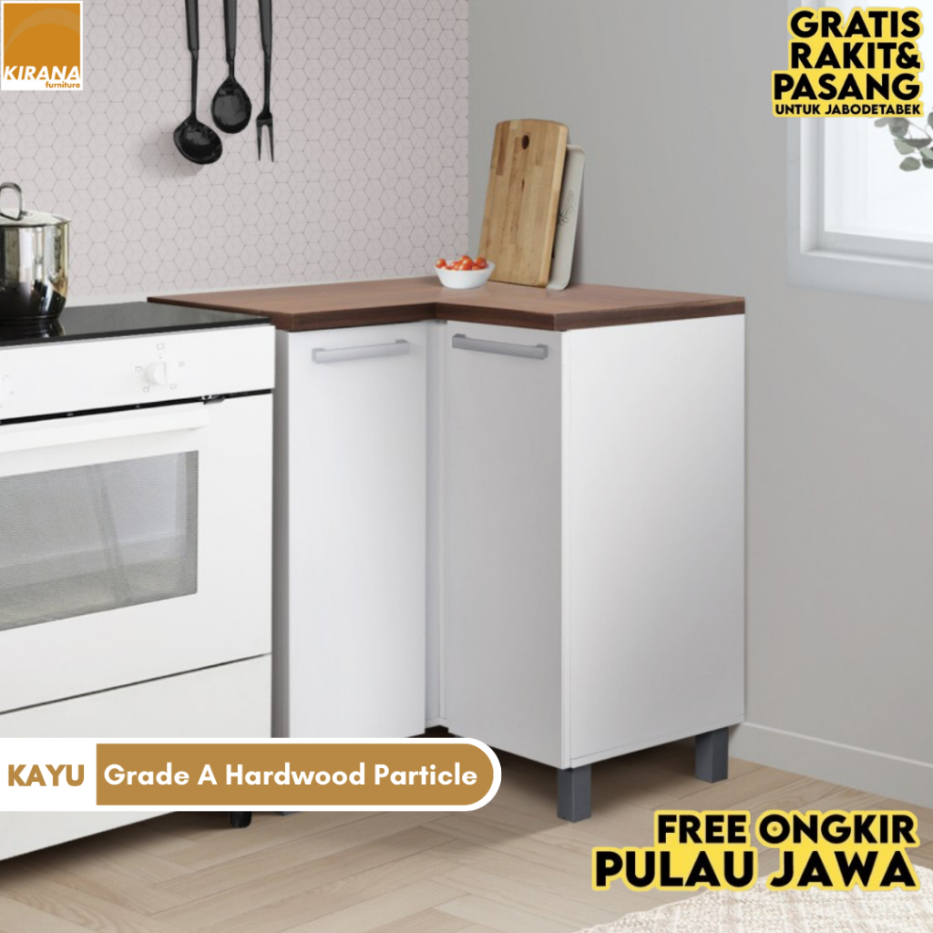 Jual KIRANA Indiana - Kitchen Set Kayu Lemari Kabinet Dapur Rak Dapur ...