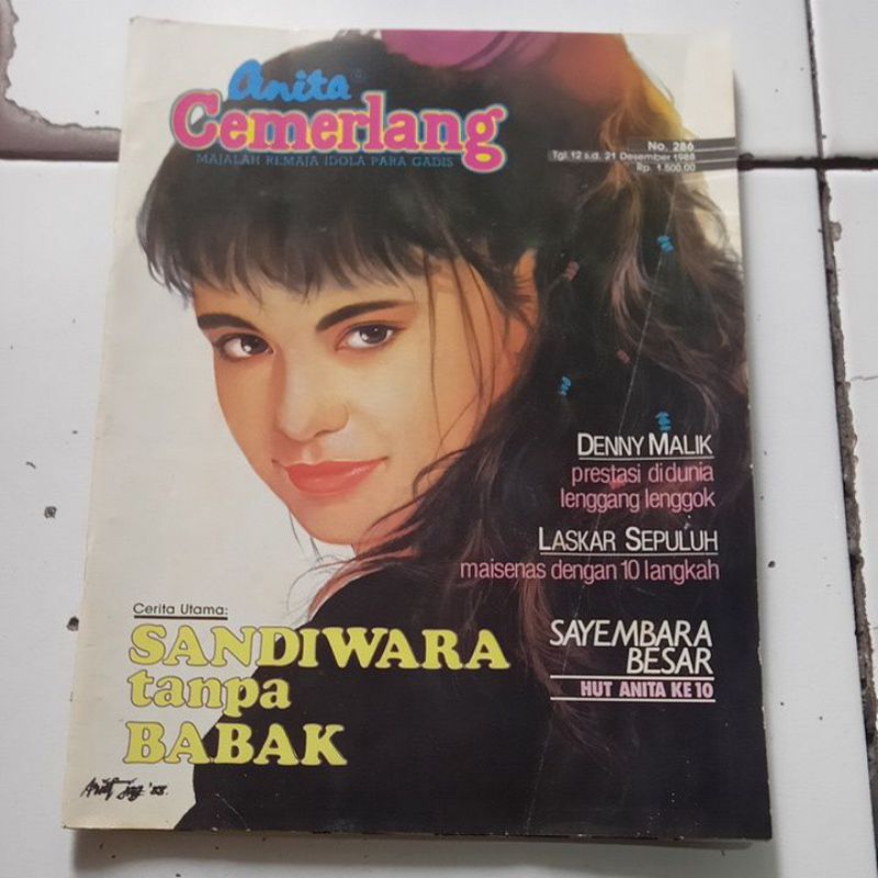 Jual anita Cemerlang MAJALAH REMAJA IDOLA PARA GADIS nomor 286 tahun 1988 original | Shopee ...