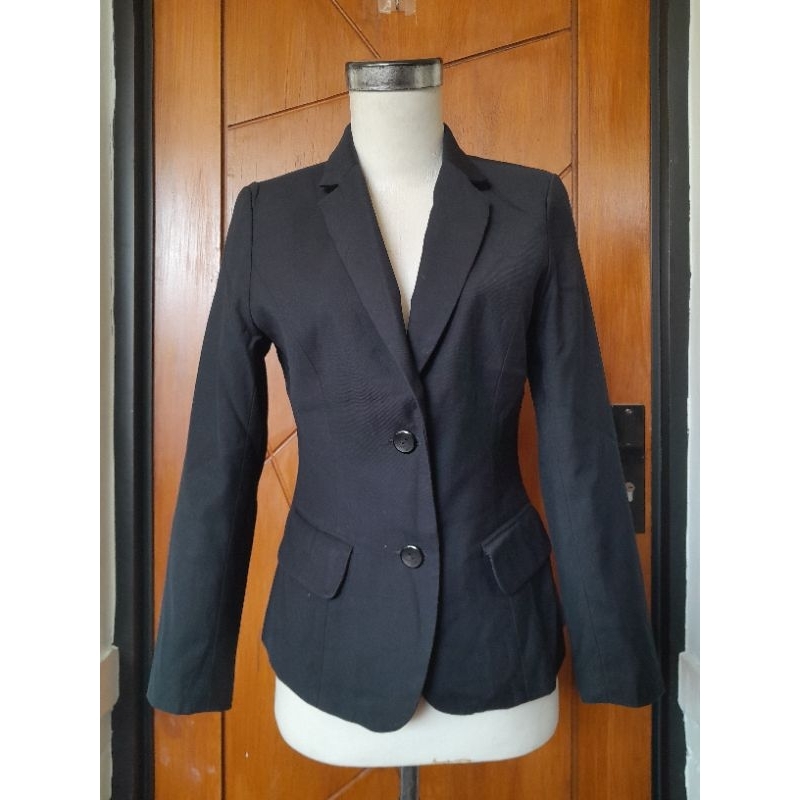 Jual BLAZER HITAM/BLAZER WISUDA/BLAZER KANTOR | Shopee Indonesia