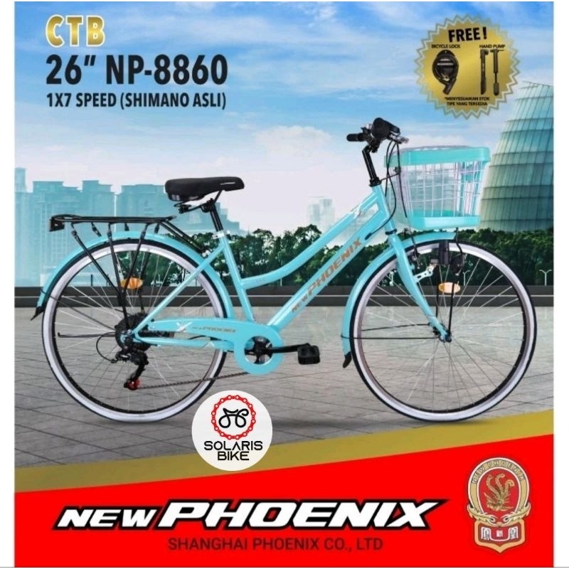 Jual Sepeda Dewasa CTB CITYBIKE 26 New Phoenix tipe 8860 NEW | Shopee ...